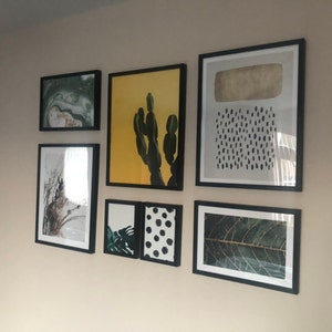 Geometric Clean Lines Mono Poster Print Home Decoration - Etsy