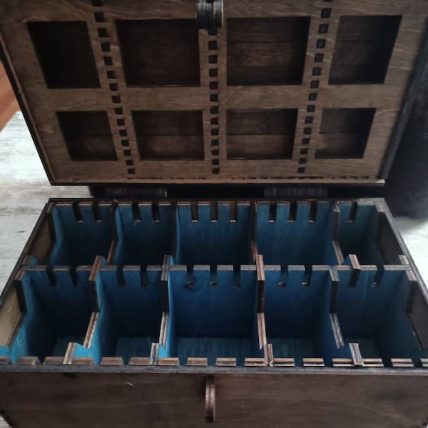 Wooden Tarot Card Chest With Modular Inside - Etsy