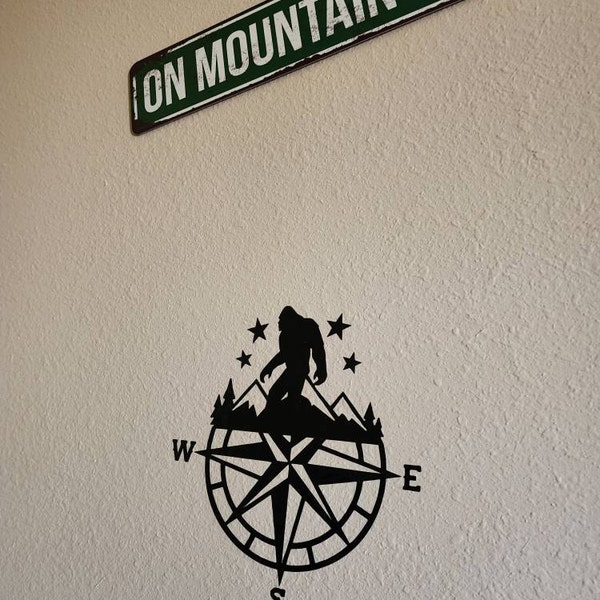 On Mountain Time Metal Outdoor Safe Sign - Mountain Home Sign ...