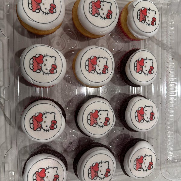 Hello Kitty Spiderman Spidey Edible Image Icing Sugar Sheet for Cakes 4 ...