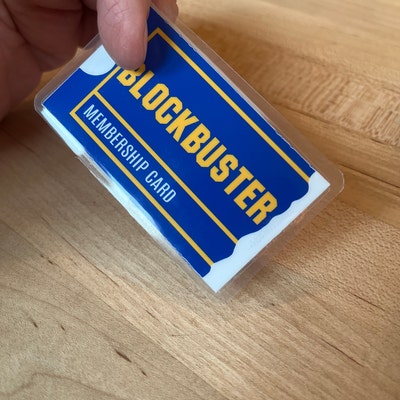 Blockbuster Membership Card - Etsy