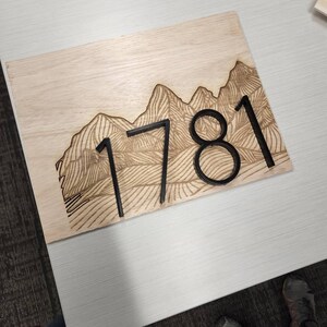 Mountain Panel Laser Cut Svg Dxf Files Wall Sticker Engraving - Etsy