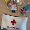First Aid Kit, Natural Cotton Canvas Pouch, Purse First Aid, Gift for ...