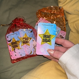 Gold Star Custom Resin Pins, Novelty Pins, Custom Text Pins, Quirky ...