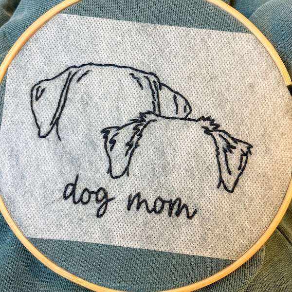 Labrador Retriever Dog Ear Outline SVG Cut File and PNG File for Cricut ...