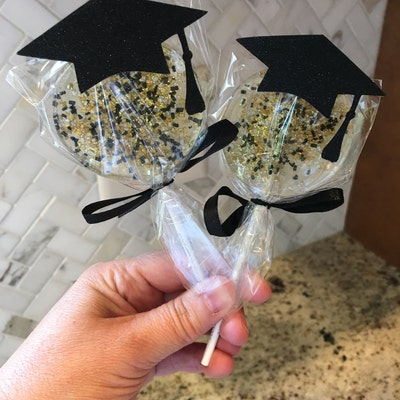 Graduation Lollipops, Graduation Gift, School Colors, Graduation Favors ...