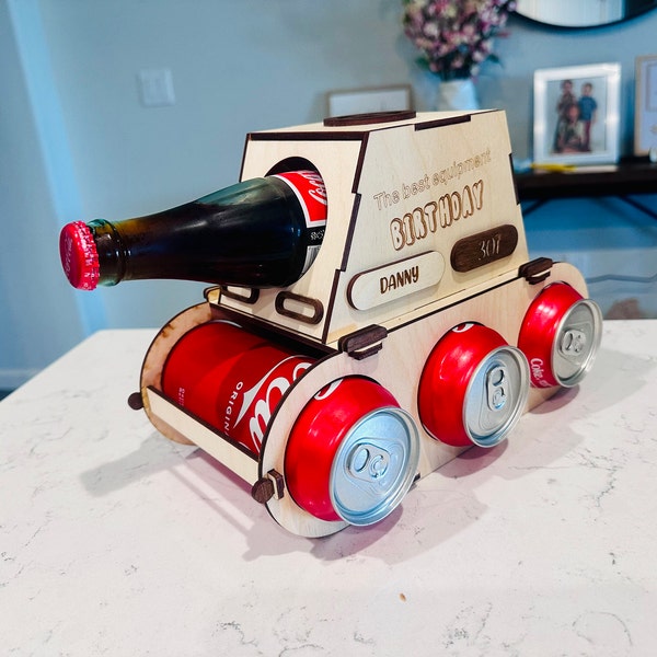 Laser Cut File Vector Bottle Tank, CNC, SVG, DXF, Pdf, Cdr, Patern Cnc ...