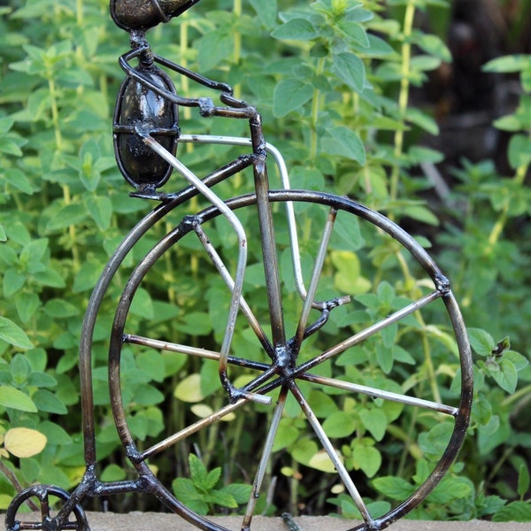 Penny Farthing Ant Rider Patio and Garden Decor, Vintage Bicycle Ant - Etsy