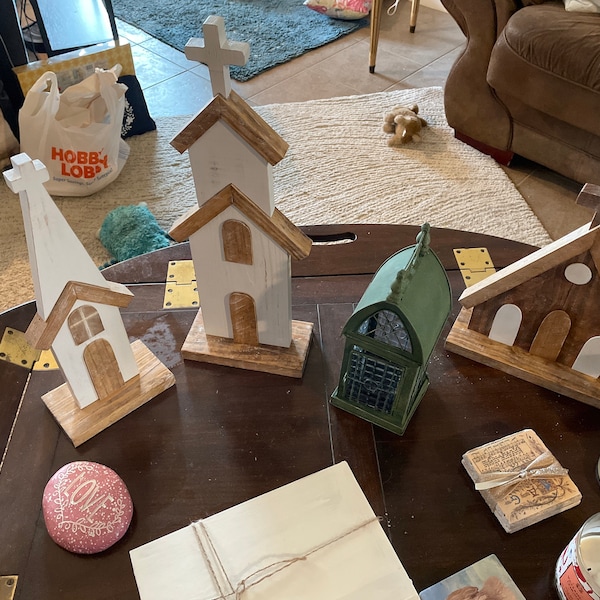 Rustic Wooden Churches - Etsy