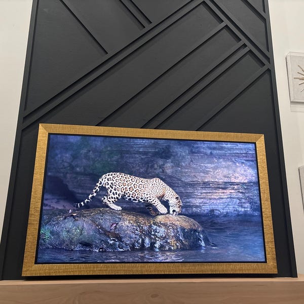 Modern Gold TV Frame for Samsung the Frame, TCL, Hisense - Handmade ...
