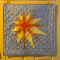 Pentagram Star Paper Piece Quilt Block Pattern PDF, 12 Inch, Foundation ...