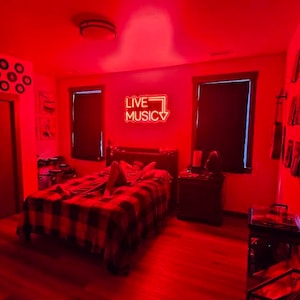 Middle Finger Neon Sign, Middle Finger Pattern Neon Light Sign, Led ...