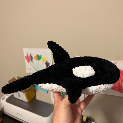 PATTERN: Oreo the Orca Pattern Amigurumi Orca Pattern Crochet Killer ...