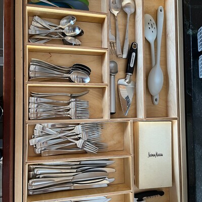 Custom Kitchen Drawer Organizer for Utensils, Silverware, Baking and ...