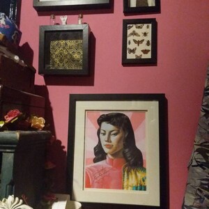 Mid Century Modern Kitsch Print of Kanna Wall Art, Valdimir Tretchikoff ...