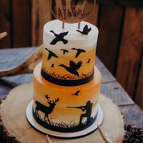 Couple Dirt Bike Cake Topper | Boy and Girl Mud Bikes | Made of Wood ...