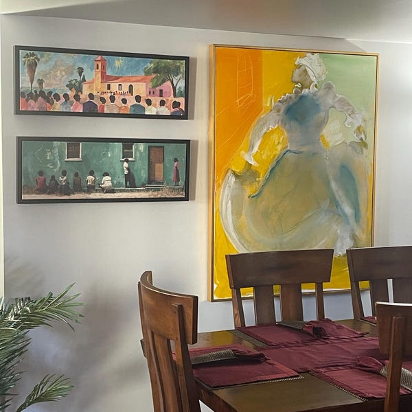 African-american Kitchen Wall Art Poster, Afro Black Chef Gift, Canvas ...