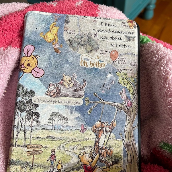 Cute Newspaper Ledger Kindle Case Custom for Paperwhite 1/2/3/4, Kindle ...