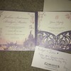 Tangled Wedding Invitation, Disney Wedding Invitation, Lilac Laser ...