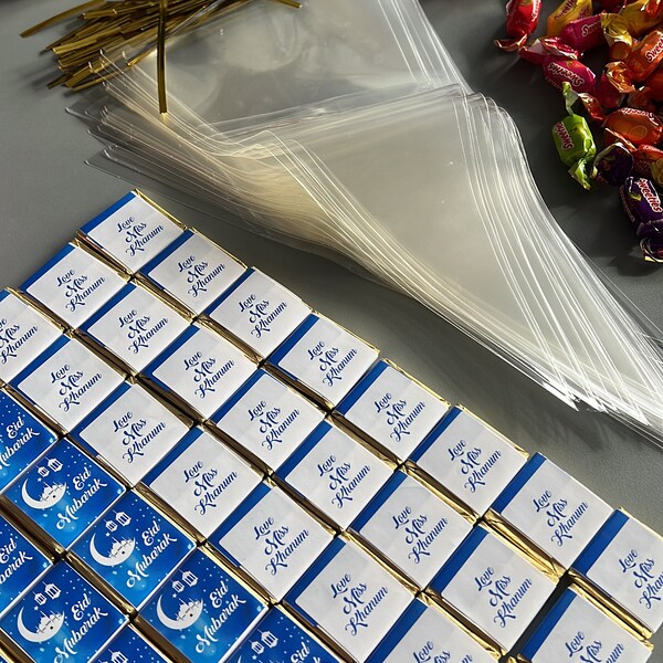 Personalised Happy Birthday Party Favours Chocolate Favours Black ...