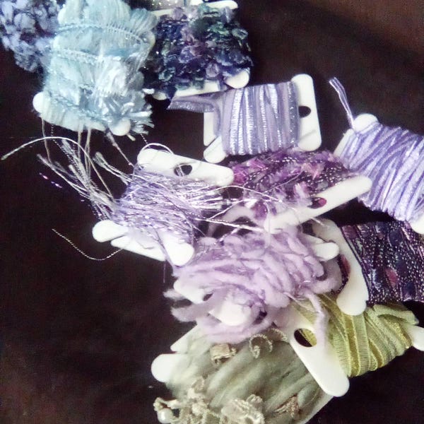 Pixie Boots Elements 18x1=18yd Fantasy Art Yarn Bundle . Mixed Media ...