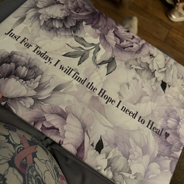 Personalize Lavender Laptop Skin for Girl Watercolor Peony Flower ...