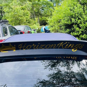 Custom Text Vinyl Decal Car Window Banner Personalized | Etsy