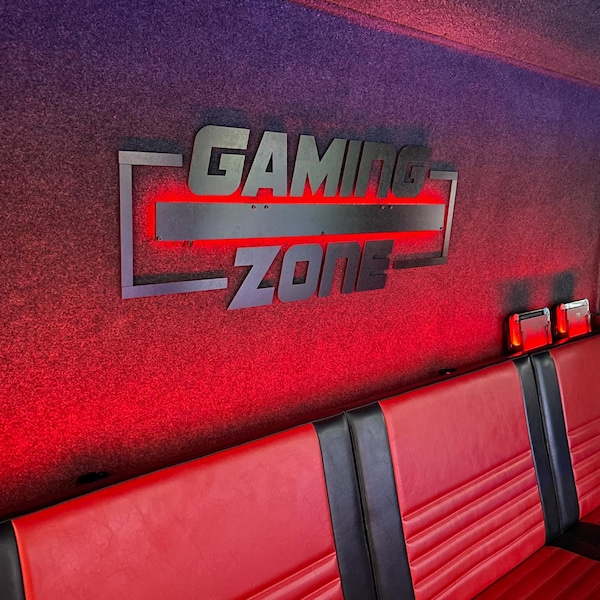 Gaming Zone Neon Led Wall Panel Decor,gaming Zone Led Decor,gamer Room ...