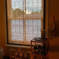 Round Wooden Bamboo Chik Blind Shades - Etsy