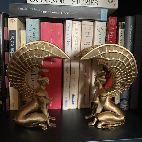 Neverending Story Inspired Sphinx Statue, Figurine, Decorative Book End ...