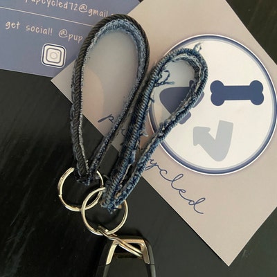 Denim Keychains Seams Various - Etsy