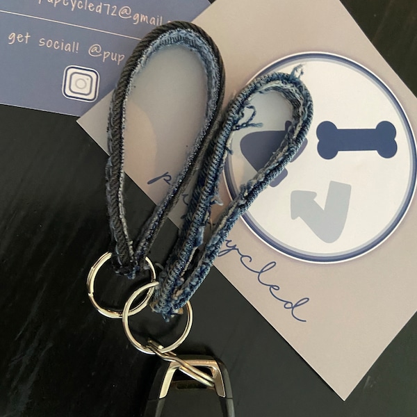 Denim Keychains | Seams | Various - Etsy
