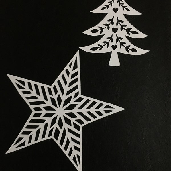 Printable Christmas Themed Paper Cutting Templates, FREE Practice Sheet ...