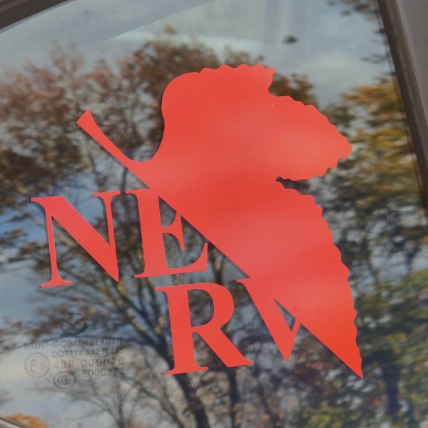 Neon Genesis Evangelion NERV Vinyl Decal, Anime Car Laptop Accessory - Etsy