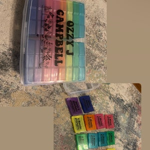 Oval Script - DIGITAL FILES | Photo Box Labels | Memory Box Stickers ...