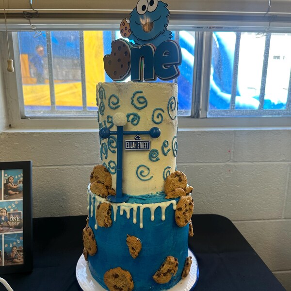 Street Sign Lamp Post 6inch Cake Topper - Etsy