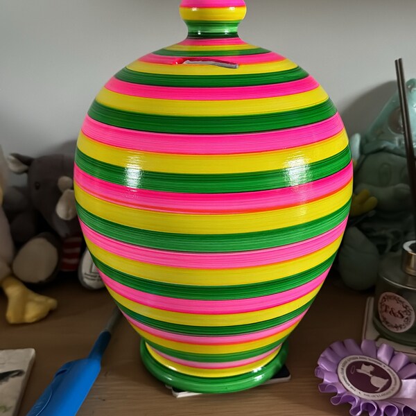 Balloon Piggy Bank, Balloon Personalized Pottery, Breakable Piggy Bank ...