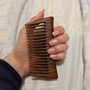 Handmade Premium Quality Whole Piece Natural Wood Hair Comb | Etsy