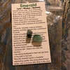 Raw Emerald Stone xsmall Genuine Emerald Crystal Natural Emerald Mini ...