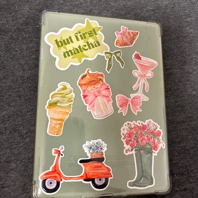 Aesthetic Sticker Set, Laptop Sticker Bundle, Coquette Girly Sticker ...