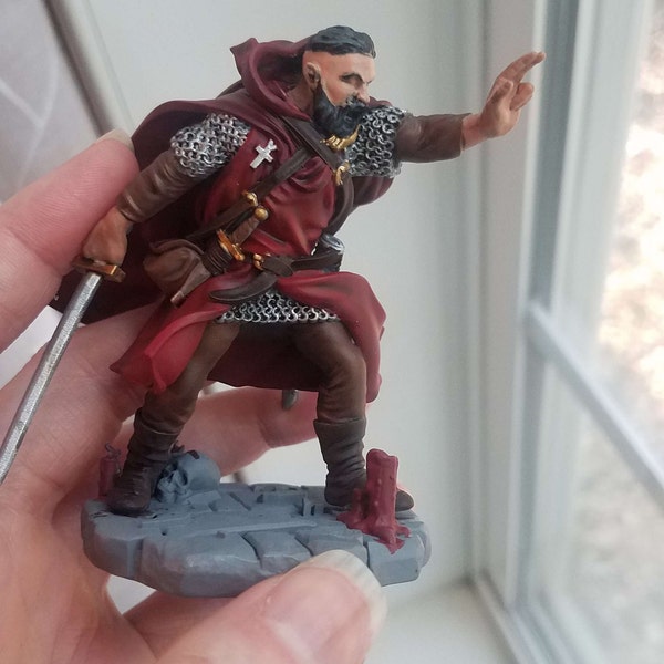 Warrior Priest, 1/72, 28mm, 32mm, 1/35th, 54mm, 75mm, 1/16, Resin ...