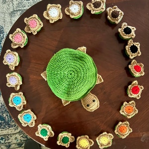 The ORIGINAL Turtle Memory Game PATTERN English Pdf ORIGINAL Stitched ...