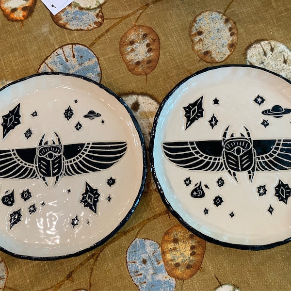 Crow and Thistle Altar - Wall Hanging Piece - Personal Shrine - Ceramic ...