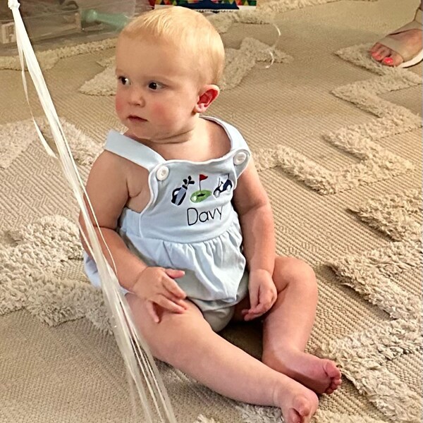 Golf Sunsuit, Baby Golf Outfit, Baby Boy Golf Outfit, Toddler Boy Golf ...