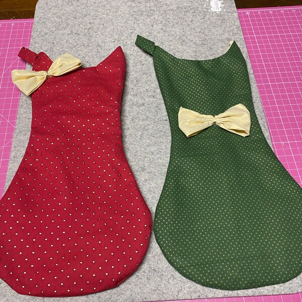 Kitty Cat Animal Christmas Stocking Sewing Pattern & Tutorial | Sew ...