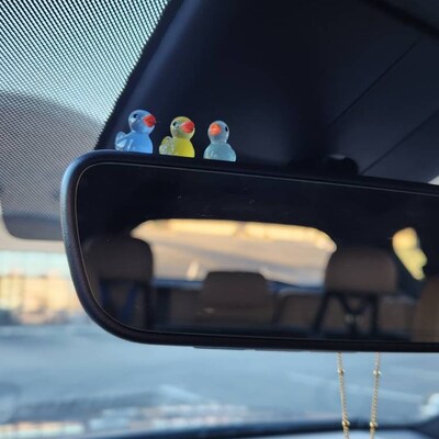 Cute Car Dashboard Decor Mini Frog Cat Ornament Car Accessories Decor ...