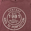Vintage 1981 T-shirt, 40th Birthday Gift Shirt, 40th Birthday Party ...