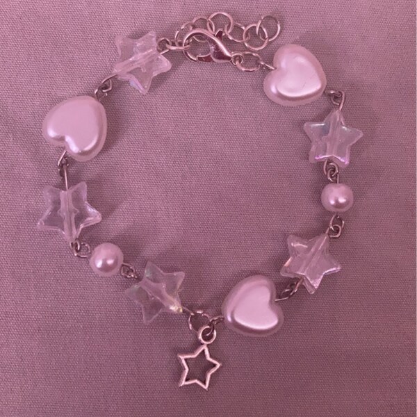 Handmade Star Beaded Bracelet - Etsy