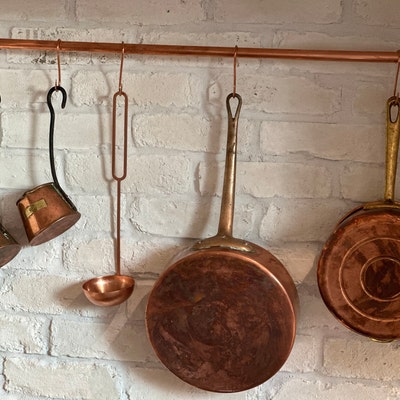 Copper Pot Rail, Copper Pot Rack - Etsy