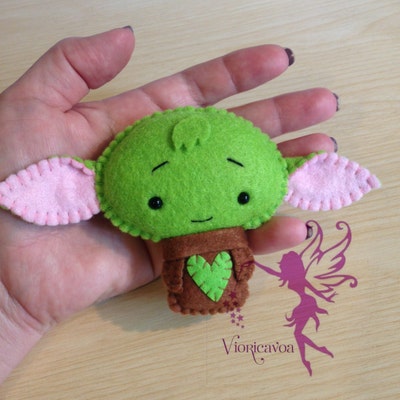 Felt Baby Alien Toy Sewing PDF and SVG Pattern, Quick and Easy Plush ...